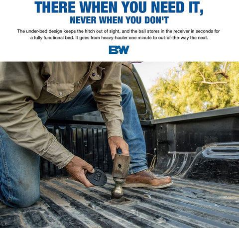 B&W #GNRK1020 30K TURNOVERBALL GOOSENECK HITCH 20-25 CHEVY/GMC 2500/35 ...